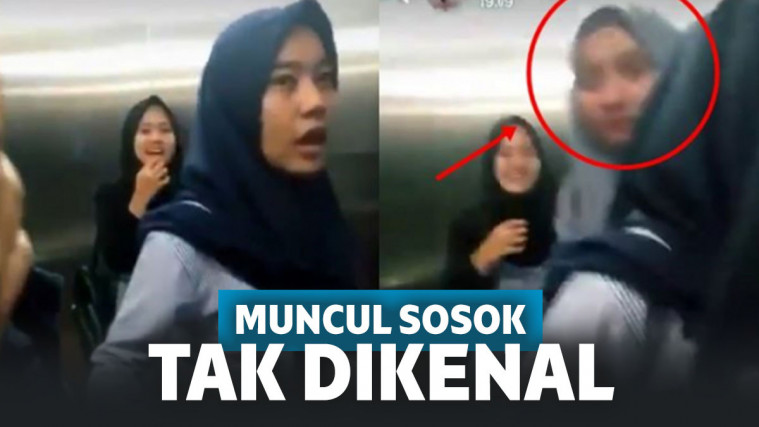 Viral Video Penampakan Hantu Berhijab di Lift, Ternyata... Viral Video Penampakan Hantu Berhijab di Lift, Ternyata...